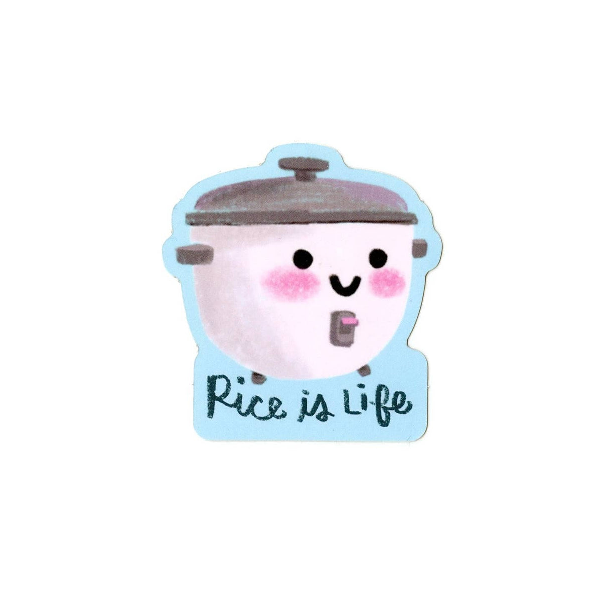 Rice is Life - Vinyl Sticker – Silver Antelope