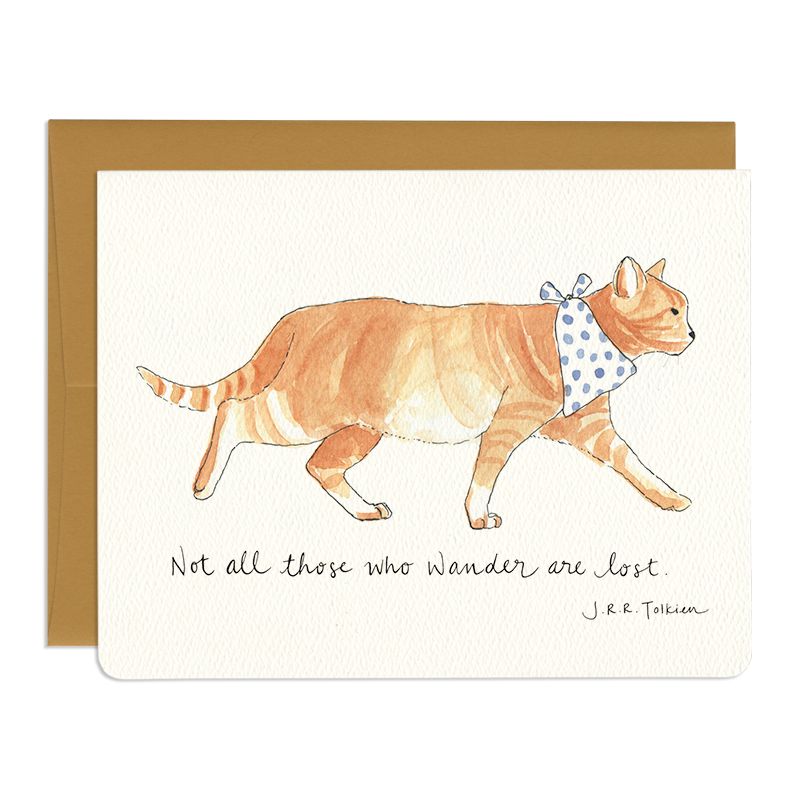 WanderCat Card – Silver Antelope