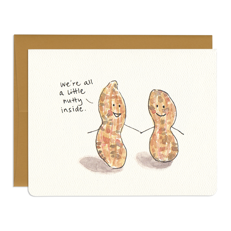 Talking Peanuts Card – Silver Antelope