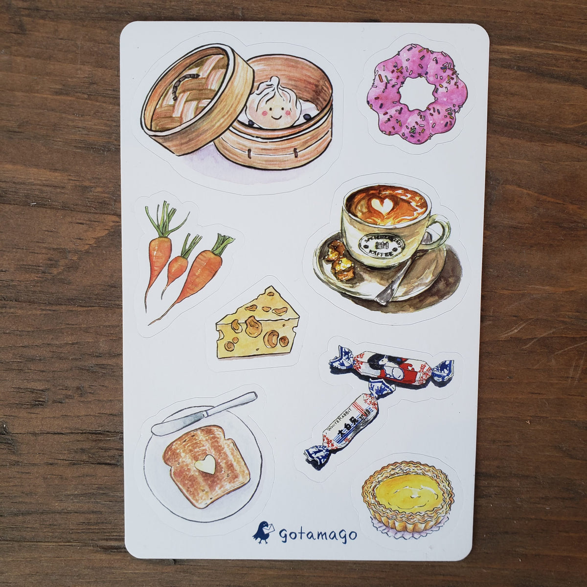 Foodie Sticker Sheet – Silver Antelope