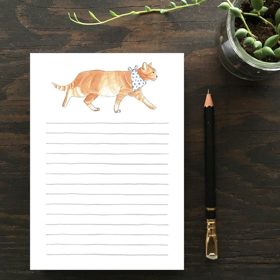 Wandercat Notepad – Silver Antelope