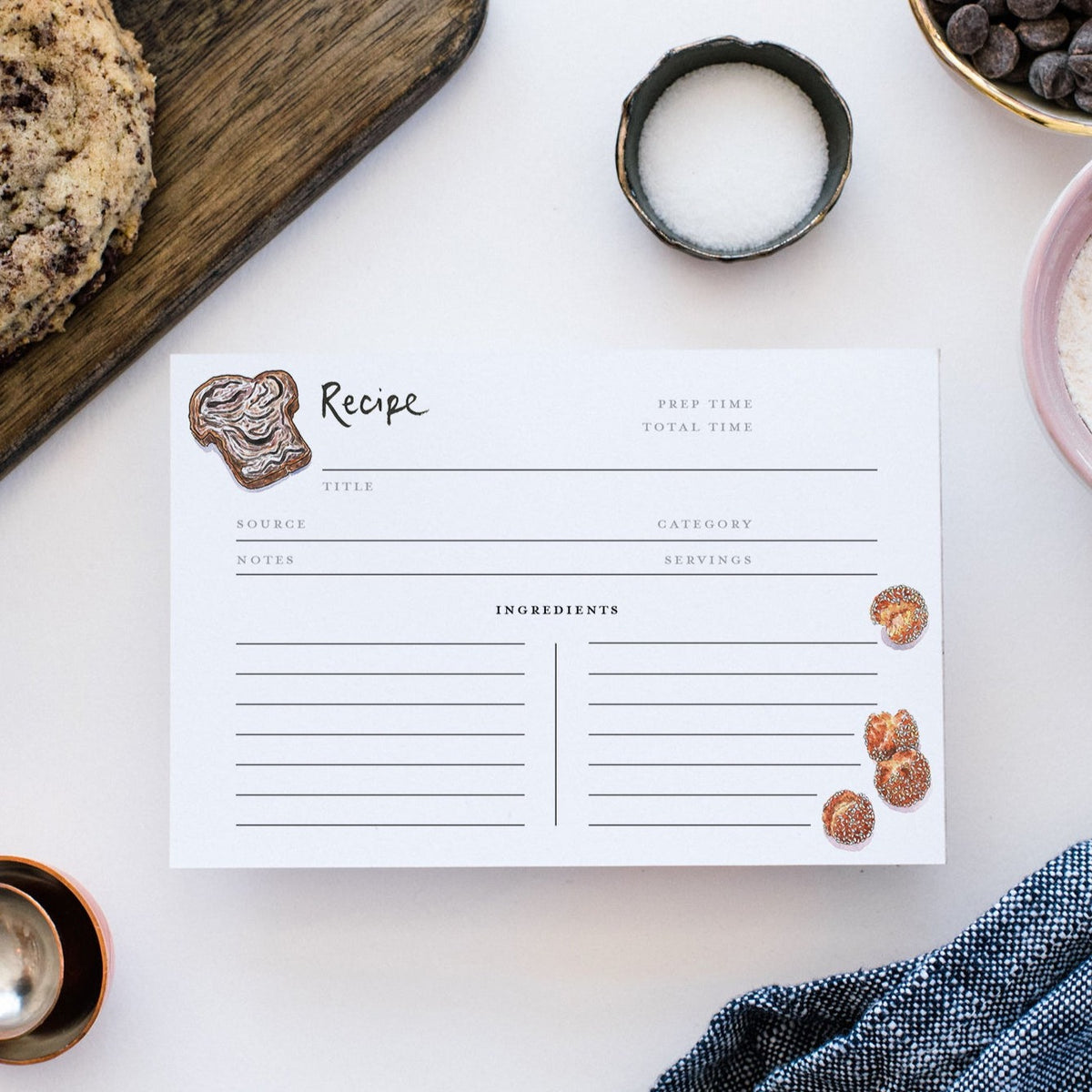 Everyday Baking - Recipe Cards For A Treasured Dish! – Silver Antelope