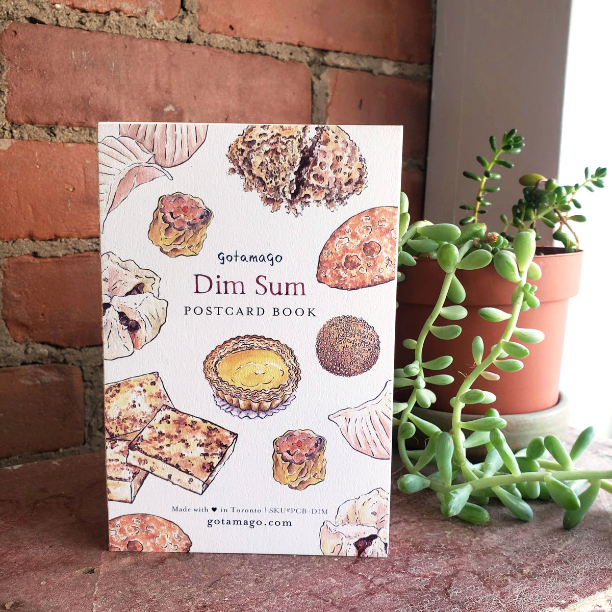 Dim Sum Postcard Book – Silver Antelope
