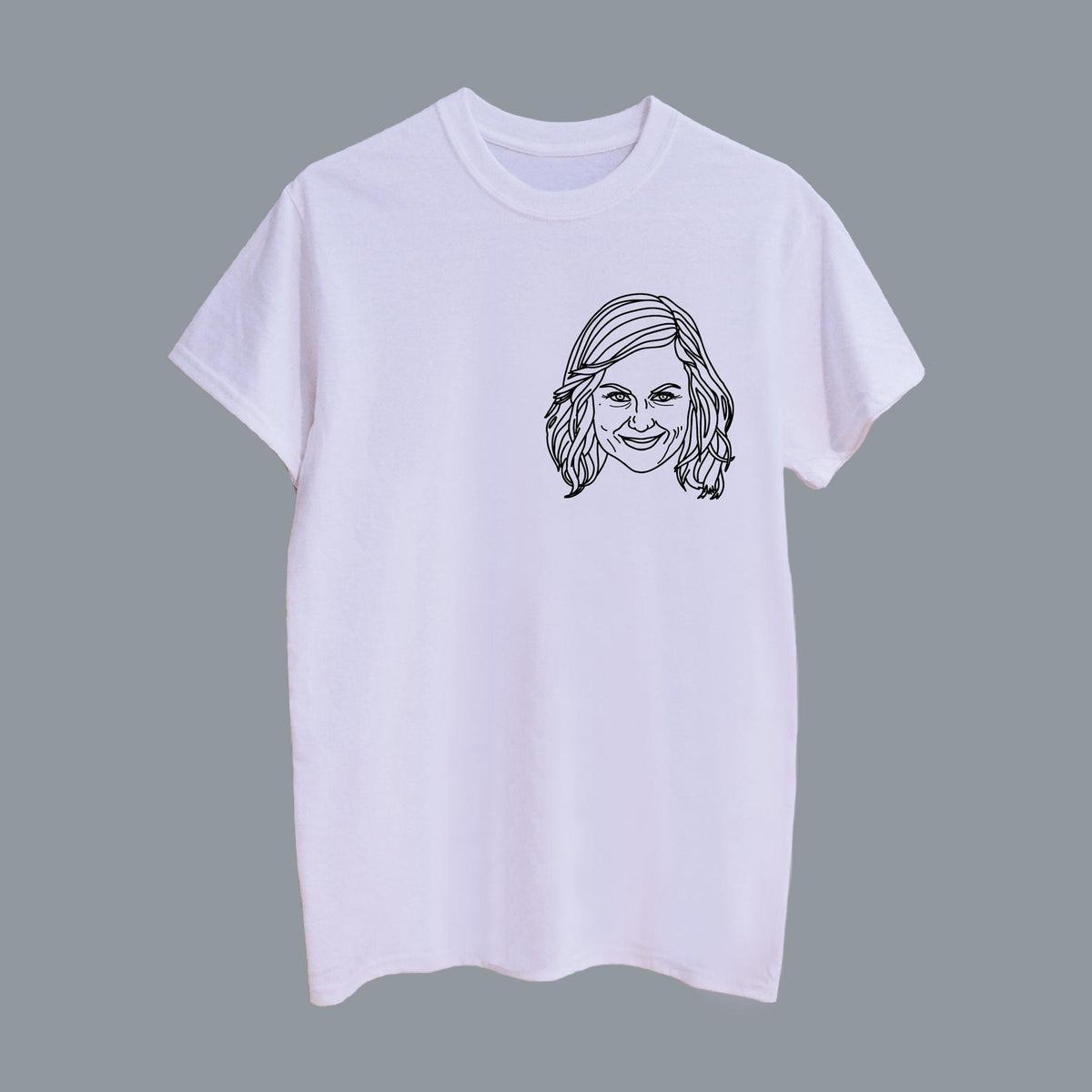 The Amy Tee -- Unisex M – Silver Antelope